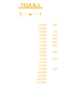 Menu - Golden Ice Runda